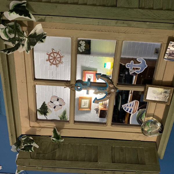 Oyster Shell Ornament | Hand Painted Gold or Silver Shell + Trim ...