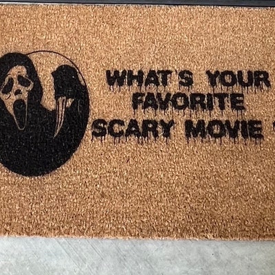 Scream Movie Doormat,ghostface Doormat,doo Rmat,front Door Rug ...