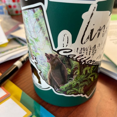 State Outline Stickers W Names multiple Options by Dakota Daetwiler - Etsy