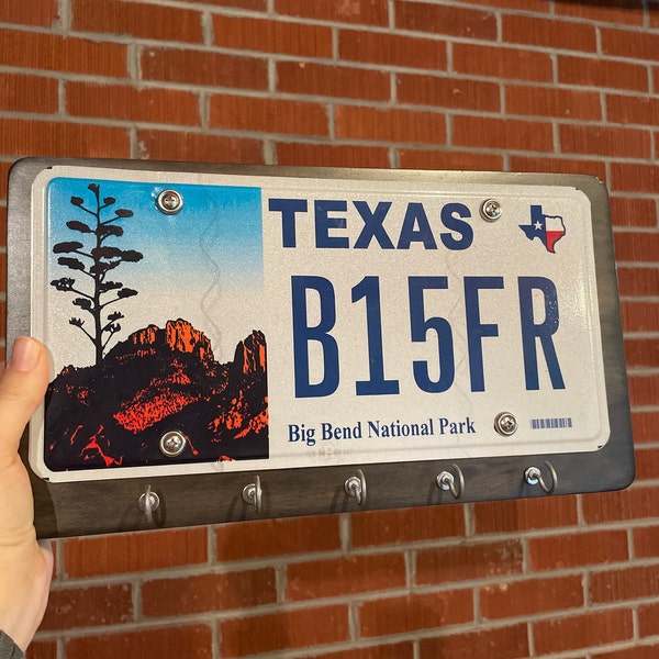 License Plate Key Hanger - Etsy