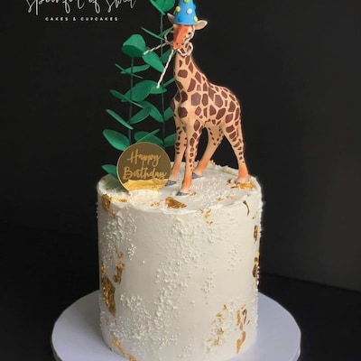 Edible Wafer Paper Eucalyptus Leaves Branch Cake Topper. 8 Inches Long ...