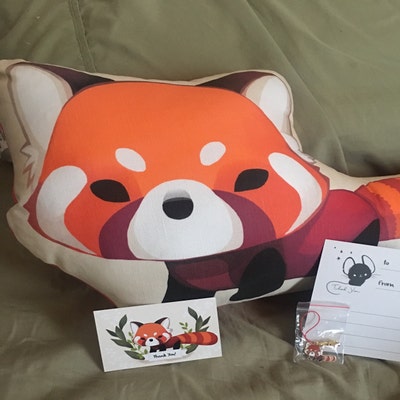 Handmade Red Panda Pillow - Etsy