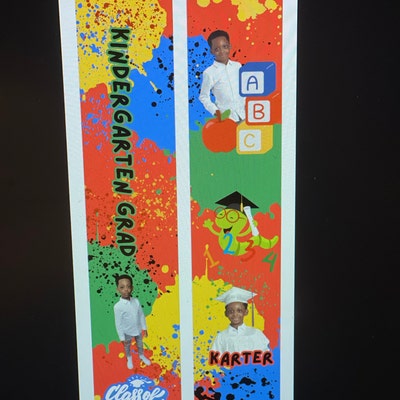 70 Inch Graduation Stole Design Bundle, Editable Done for You in Custom ...