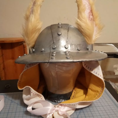 DIY Kettle Hat Eva Foam Helmet Chapel Fer Pattern Blueprint Template ...