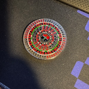 Triple Spade Spinner Suited Card Guard Poker Hand Protector Metal New ...