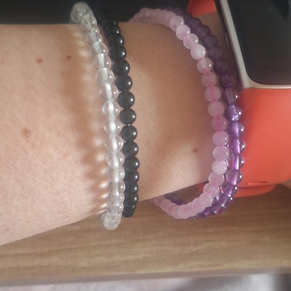 Rose Quartz Crystal String Fairy Lights, Indoor Fairy Lights, Christmas ...