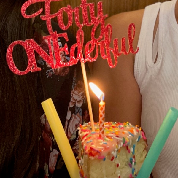 Forty Onederful Cake Topper, Forty Onederful Cake Topper, 41st Birthday ...
