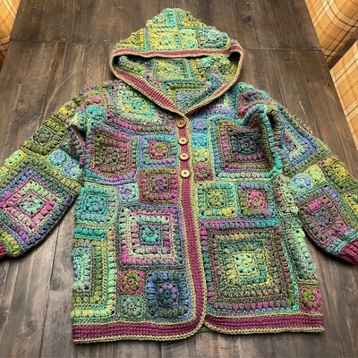 Crochet PATTERN Square Scramble Sweater Crochet Pattern for Granny ...