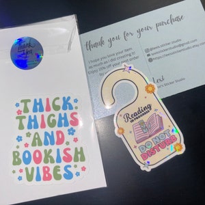 Bookish Sticker Bundle, 10 Piece Sticker Bundle, Booktok Stickers ...