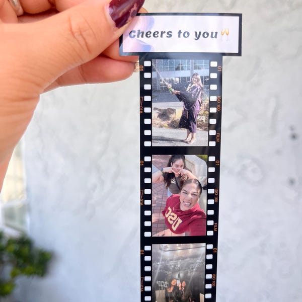 Memory Film Keychain 1-10 Photos Personalized Camera Roll Gift ...