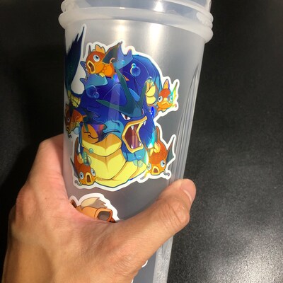 Gyarados Magikarp Holo Vinyl Sticker for Hydroflask Laptop Car Tumbler ...