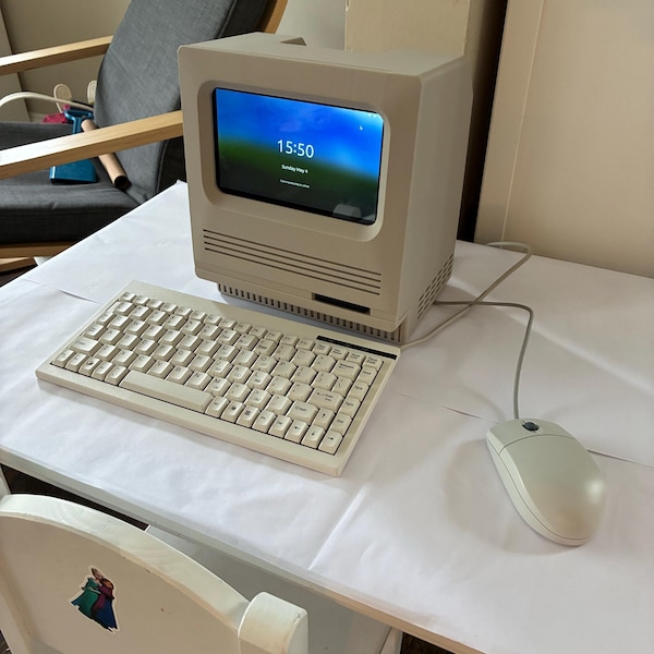 Macintosh Mini SUPER Cute 4, 75% Scale Macintosh Classic 3D Printed ...