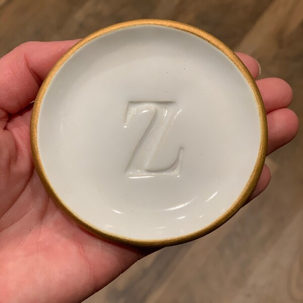Personalized Ring Dish, Monogram Jewelry Dish, Personalized Trinket ...