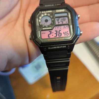 Casio AE-1200 Gradient Filter Screen - Etsy