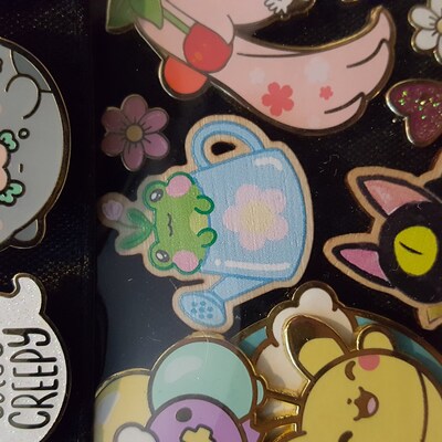 Pastel Demiboy Frog Pin Clear Acrylic Heart Pin Pride Flag - Etsy