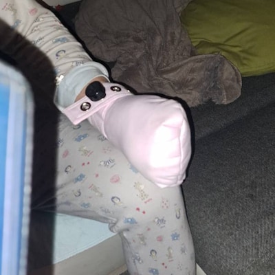 Pink Safety Mittens Soft Padded Mittens / ABDL / Adult Baby Diaper ...