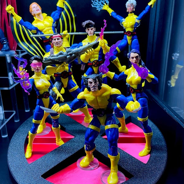 X-men Logo Display Riser for 6in Action Figures 3d Print for Marvel ...