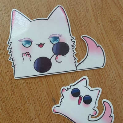 Gojo & Nanami Cat Sticker - Etsy