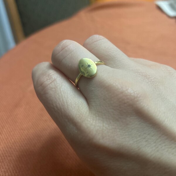 Dollar Sign Ring , Oval Signet Ring, 925 Sterling Silver, USA Money ...