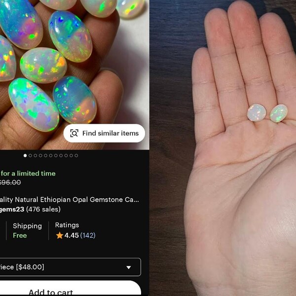 100 Pcs Welo Fire Opal, AAA Grade, Opal Polish Rough, Rainbow Fire Opal, Raw Opal, Rough Opal ...