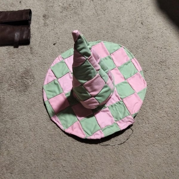 Quilt Witch Hat Pattern Easy Sewing Cottagecore Physical Paper Indie ...