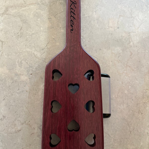 Wood Spanking Paddle Attitude Adjustment With Instructions - Etsy