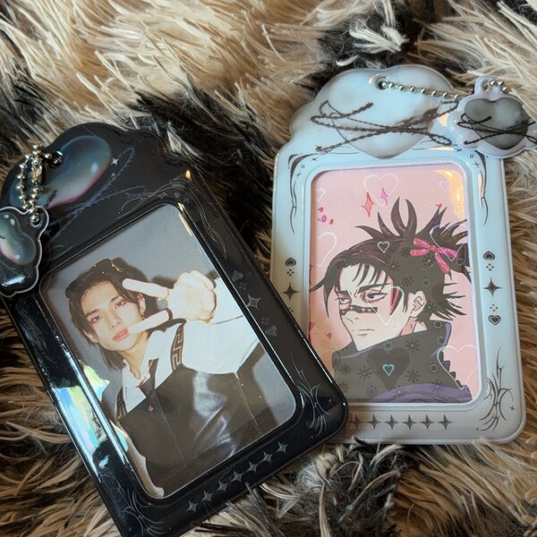 BTS Jungkook Acrylic Keychain Jungkook Photocard Case Holder Stand JK ...
