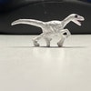 Tiny Raptor Figurine - Soft Plastic Dinosaur for Fairy Garden, Diorama ...