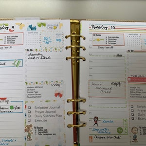 Custom Script Sticker Sheet Planner Stickers Choose Your | Etsy