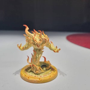 Fire Elemental Miniature Magic Fire Elemental Mini Dungeons and Dragons ...