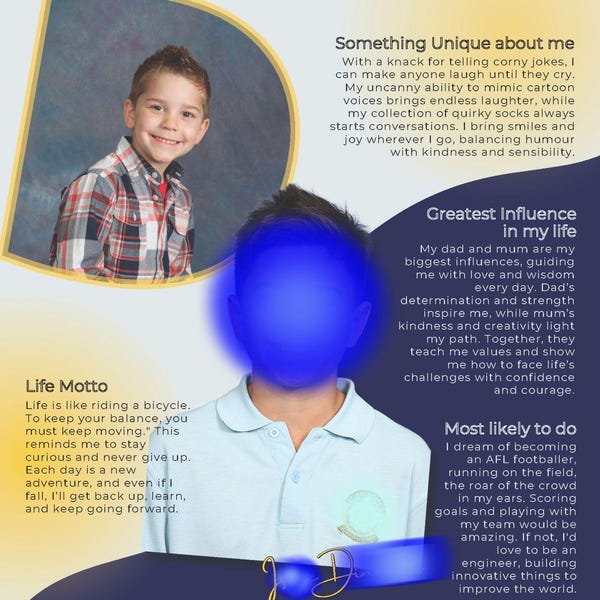 Half Page Dance Template - Yearbook Tribute Ad - Charlie - Fun Creative ...