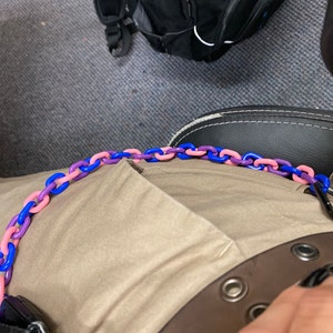 Chunky Pastel Belt Chain for Decora/ Fairy Kei/ Pride/ - Etsy