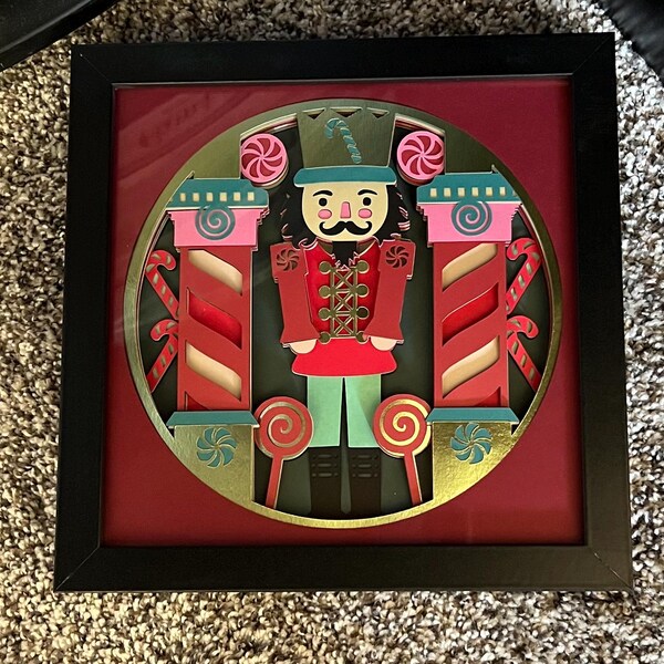 Japanese Cherry Blossoms Shadow Box Svg, Asian Shadow Box Svg, Japanese ...