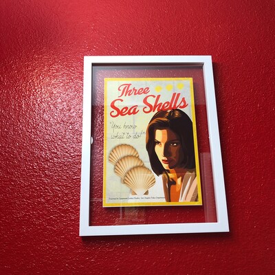 Demolition Man Inspired Sandra Bullock Three Sea Shells A4 A3 A2 Art ...