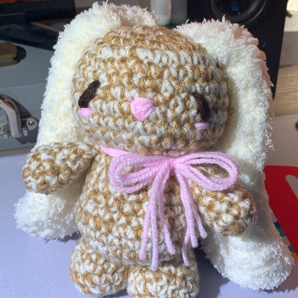 Bunny Rabbit Peaceful Plushies Crochet Pdf Crochet Pattern Amigurumi ...