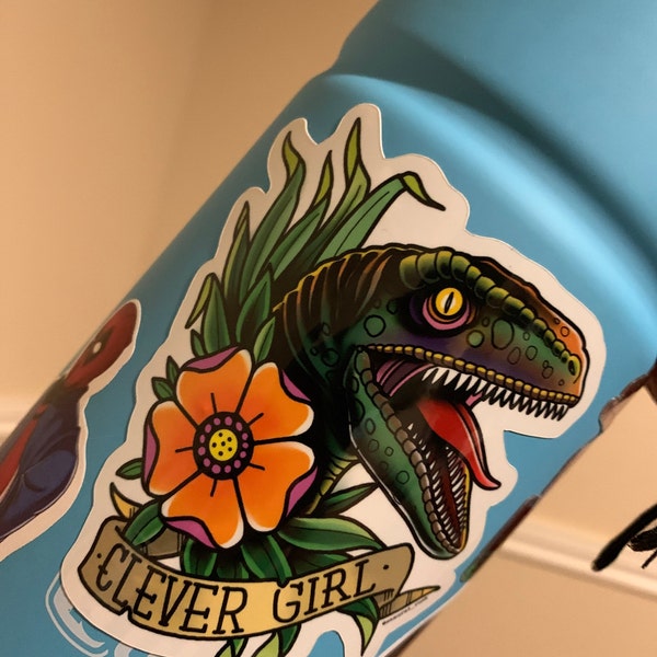 Clever Girl Sticker - Vinyl Sticker - Tattoo Flash - Etsy