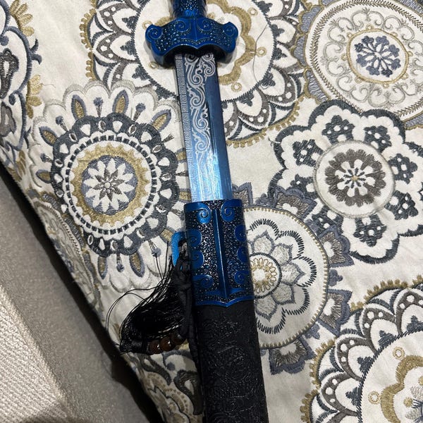 Handmade Sharpened Japanese Samurai Sword T10 Steel Hamon With Sharp ...