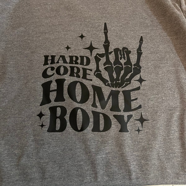 Hardcore Homebody SVG PNG Funny Introvert Skeleton Design Svg Sassy Svg ...