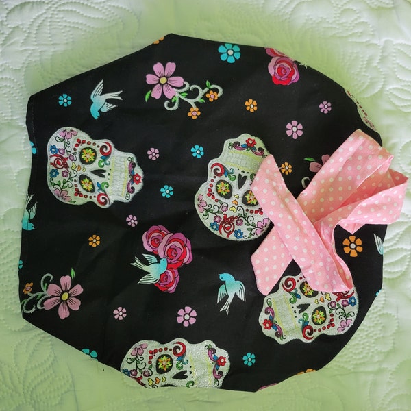 Disney Red Mickey Mouse Head Medical Nurse Scrub Cap Surgical Hat Head ...