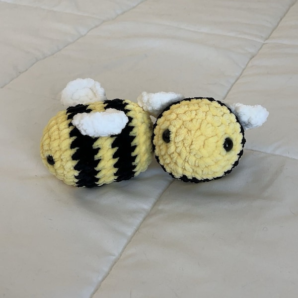 2n1 Bee Crochet Pattern: Amigurumi Bee, Bumblebee Plush, Jumbo Bee ...