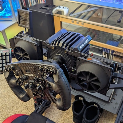 Fanatec QR2 Steer Wheel Stand, Wheel Stand for Simracing, With Screws ...