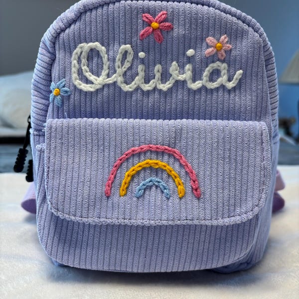 Custom Name Bag,kids Backpack, Letter Backpack Personalized Kids ...
