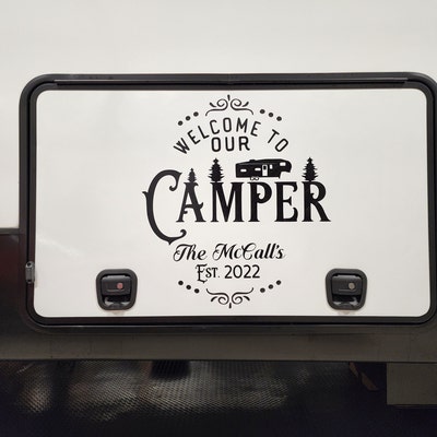 Fifth Wheel Decal Personalized Camper Decal Camping Decal Personalized ...