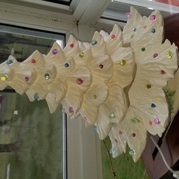 Ceramic Christmas Tree Topper ROSE Ceramic Tree Decoration - Etsy