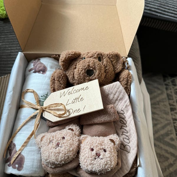 Baby Gift Set, Neutral Gift Box, Baby Gift Set, Baby Shower Gift, New ...