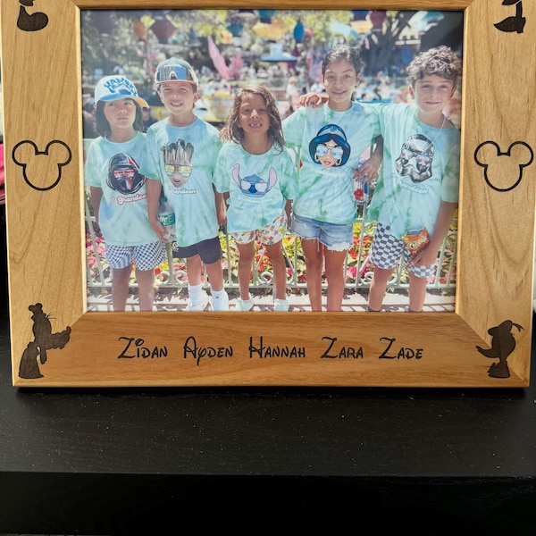 Personalized Picture Frames, 3 Sizes: 4x6, 5x7 and 8x10 Custom Gift ...