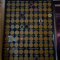 100 Musicals Scratch off Poster - Etsy UK