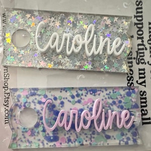 Personalized Acrylic Tag Name Tag Custom Name Tag Modern Name Tag ...