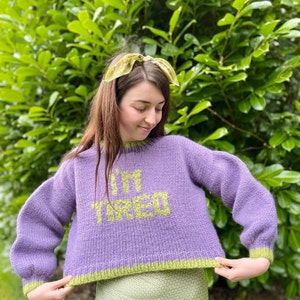 DUMP HIM Sweater Pattern - Etsy