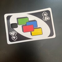 Uno Card Stickers - Etsy